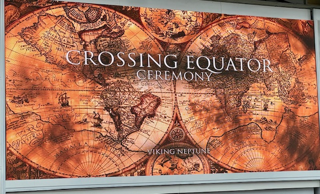 Crossing the Equator — Day 29 of 138 – Don & Kully's World Cruise on ...